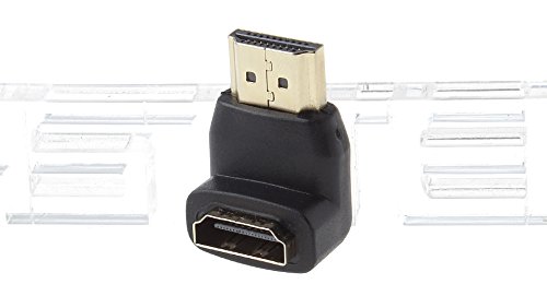 Letter L Shaped HDMI V1.4 Male to Female Angle Adapter - HDMI M-F, 90 ...