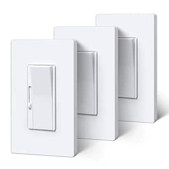 [3 Pack] BESTTEN Super Slim Digital Dimmable Light Switch, Max 300W LED ...
