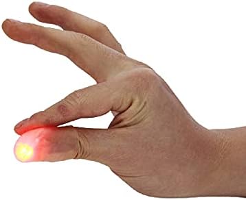 Buy MilesMagic Set of 2 Magic Rubber Thumb Tip Light Up Flash Lights ...