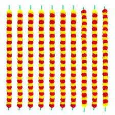 Buy PlantaZee Artificial Genda Phool Mala Set of 10 Strings/Marigold ...