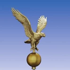 12" Gold Eagle for SunSetter Telescoping Flagpole : Amazon.co.uk: Garden