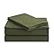 Amazon.com: Army Green Queen Sheet Set - Hotel Luxury Bed Sheets 4 ...
