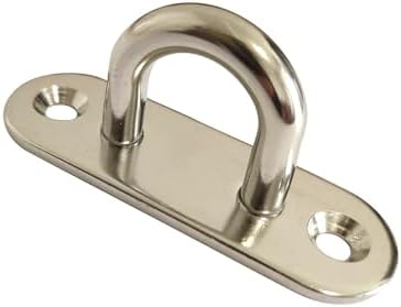 KShun Pad Eye Plates 6 Sets Length 60 x 6mm Oval 304 Stainless Steel ...