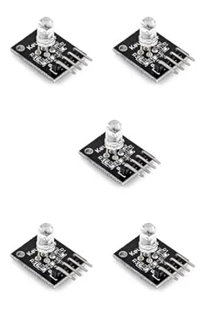 (5 pc) Pro3D RGB 3 Color LED Module For Programming Board Red Green ...