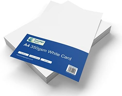 50 Sheets A4 300gsm Thick White Printer Crafts Cardboard : Amazon.co.uk ...