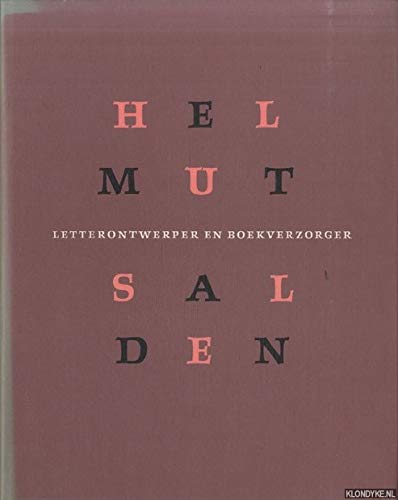 Helmut Salden: letterontwerper en boekverzorger : Amazon.es: Libros