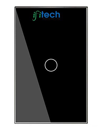 IFITech Smart Home Automation Touch Switch 1 Gang, WiFi Control Switch ...
