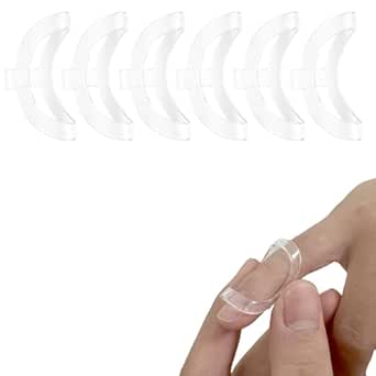 Amazon.com: RonJea 6Pcs Clear Oval Finger Splints, Trigger Finger Splint for Trigger/Mallet ...
