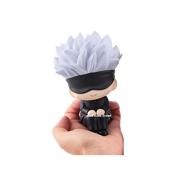Buy Blue Aura Jujutsu Kaisen Saturo Gojo Action Figure Anime Figurine ...