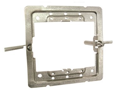 Hubbell-Raco 206RAC 4" Square Wall Box Mounting Bracket, Old Work, 1 or ...