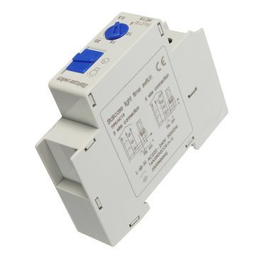 Generic 220-240V AC 16A Din Rail Staircase Timer Switch Timer Used for ...