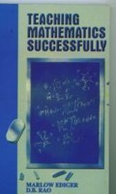 Teaching Mathematics Successfully: M. Ediger: 9788171415526: Amazon.com ...