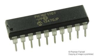 MICROCHIP PIC16F1707-I/P MICROCONTROLLER MCU, 8 BIT, PIC16, 32MHZ, DIP-20 (5 pieces): Amazon.com ...
