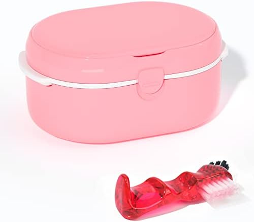 Amazon.com : Y-Kelin Retainer Case and Denture Bath Case with Brush ...