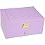 Amazon.com: Unimoly 2-Layer Jewelry Box for Women Girls, Jewelry ...