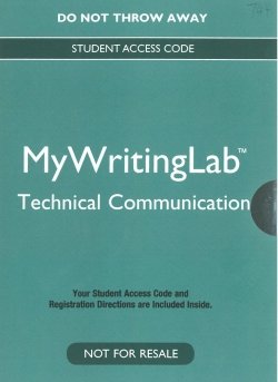 Printed Student Access Code for Use with MyWritingLab Technical ...