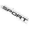 VISIYUBL Car Styling Metal SPORT Letters Logo Emblem Car Rear Trunk ...