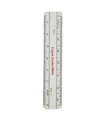 Mini 6-Inch Land Survey Scale – Chakbandi & Patwari Measurement Ruler ...