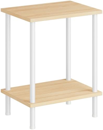 Amazon.com: HOOBRO End Table, Small Side Table, Nightstand with 2-Layer ...