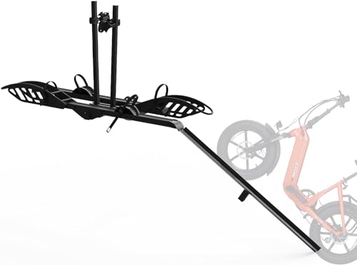 Young Electric Hitch 2-Bikes Rack with Ramp, 200 lbs E-Bike Capacity ...