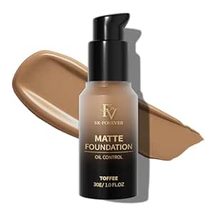 Amazon.com : FV Full Coverage Liquid Foundation, Lightweight & Concealing, Long Lasting Matte ...