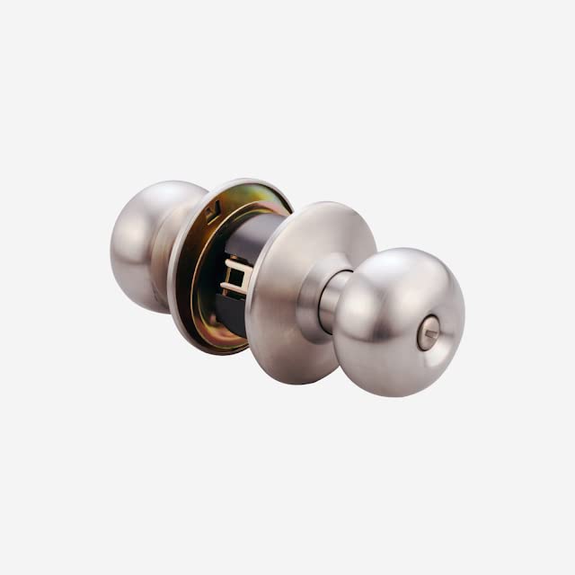 Dorset Keyless Privacy Door Knob Set | Lock for Bathroom Doors | Easy ...