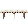 Amazon.com - Meridian Furniture 22009Cream Landon Collection Art Deco ...