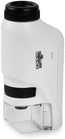 Carson MicroBrite Plus 60x-120x Power LED Lighted Pocket Microscope (MM ...