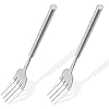 Amazon.com: 2pcs Extendable Fork, 8.66-25.59 Inch Extra Long Handle ...