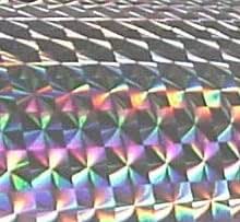 Amazon.com: 20 Sheets of Silver Holographic Prism, 8x12 inch Sheets ...