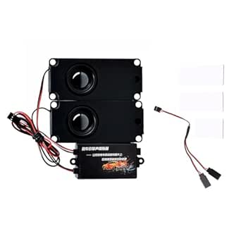 Amazon.com: RC Car Engine Sound Simulator Set for 1/10 RC Car, Built-in ...