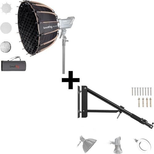 Amazon.com : SMALLRIG Parabolic Softbox Quick Release + SmallRig 148CM ...