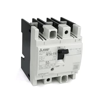 Amazon.co.jp: 三菱電機 NF50-FA 3P 50A (ノーヒューズブレーカー) (3極) (AC/DC) NN : 産業・研究開発用品