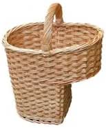 Buff Willow Wicker Stair Step Basket L 42 x W 27 x H 38 cm Step H20 x ...