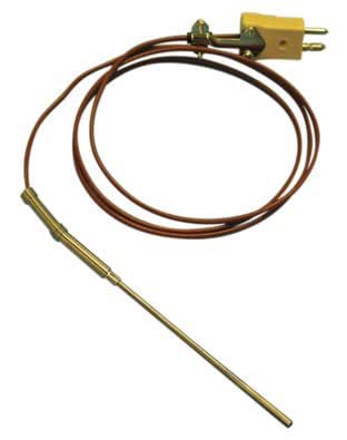 CHEMGLA - Plain Hastelloy C-276 Thermocouple- Detachable- 4 '' Long- 1/ ...