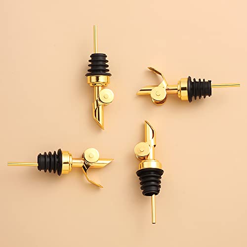 Snapklik.com : Weighted Stainless Steel Pourers, Auto Flip Olive Oil ...