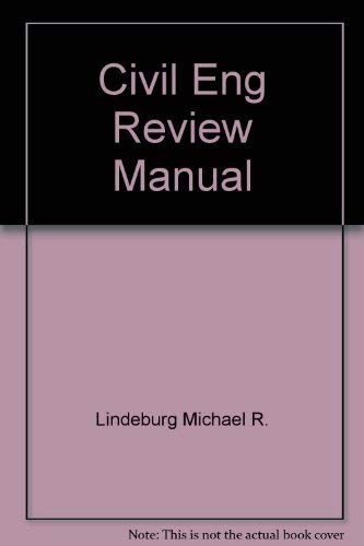 Civil Eng Review Manual: Lindeburg, Michael R.: 9780932276285: Amazon ...