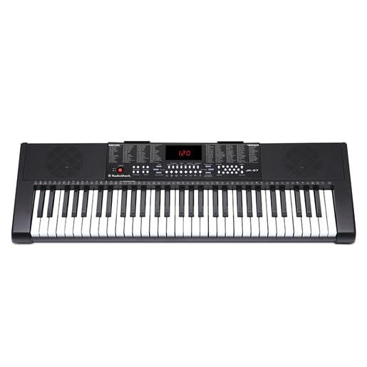 RadioShack | Piano Electrónico | Teclado Musical de 61 Teclas, 255 ...