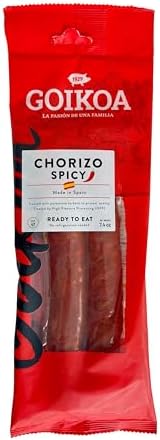 Amazon.com: Chorizo picante Goikoa | Todo natural | Curado en seco ...