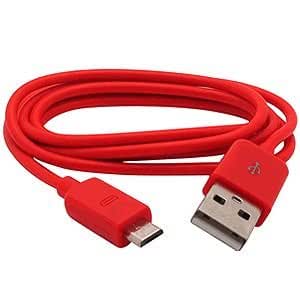 Amazon.com: LG Ellipse 9250 Micro USB Cable, Red : Cell Phones ...