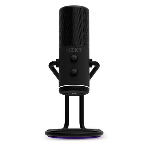 NZXT Capsule USB Microphone, Black, AP-WUMIC-B1 - Middle East