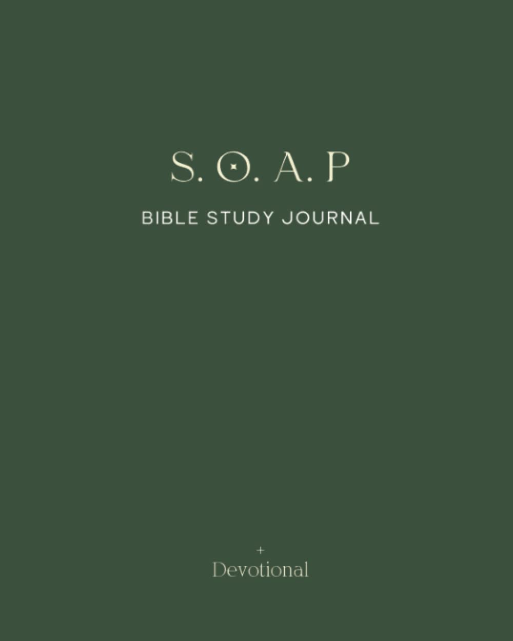 S.O.A.P Bible Study Journal: Scripture, Observation, Application ...
