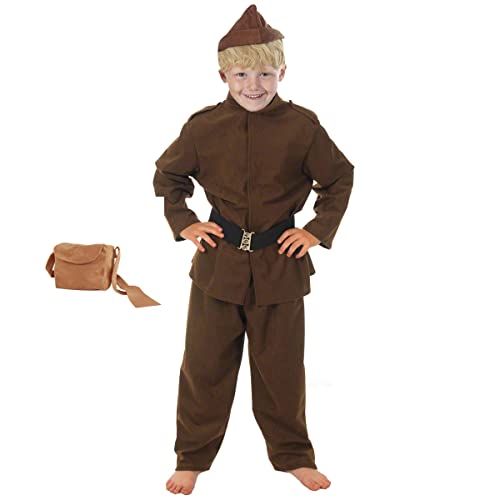 Charlie Crow WW2 Allied Army Private Soldier Costume 9-11 Years – BigaMart