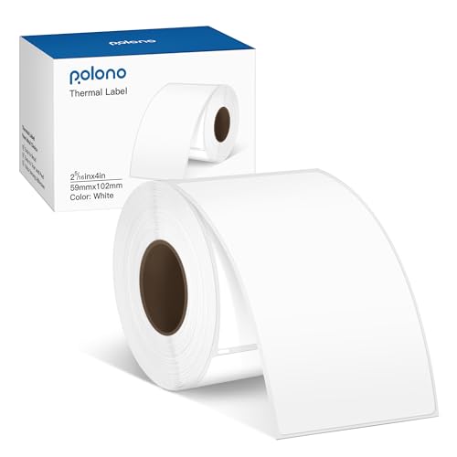 Snapklik.com : POLONO Genuine 2-5/16 X 4 Direct Thermal Label ...