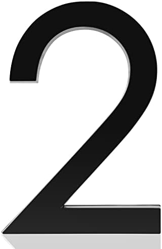 Amazon.com: 3 Inch Modern House Numbers, Black Self Adhesive House ...