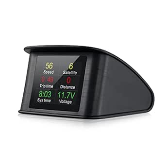 Smart HUD Display, 2.2 inch Universal GPS Head Up Display with Displays ...