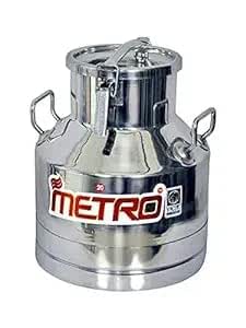 AQUIRIOS 10 Litre Locking MILK CAN,LOCKING MILK CONTAINER,LOCKING MILK ...