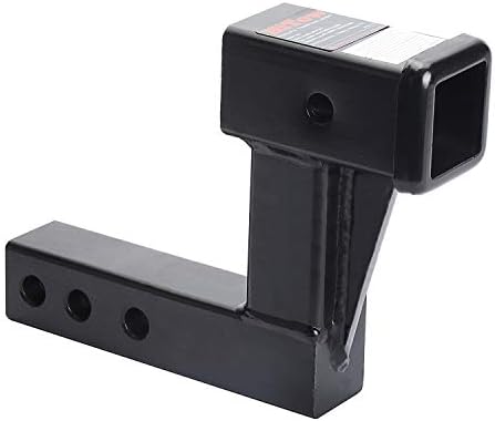 Amazon.com: MaxxHaul 50909 Trailer Hitch Riser for 2 inch Receiver with ...