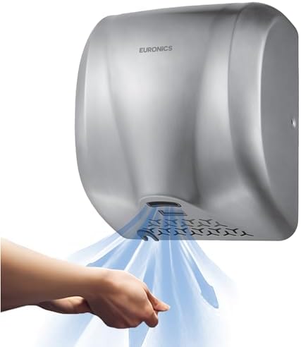 Euronics Automatic Hand Dryer for Bathroom | Stainless Steel | Super ...