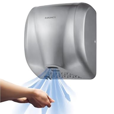 Euronics® Automatic Stainless Steel Hand Dryer | Commercial Wall ...